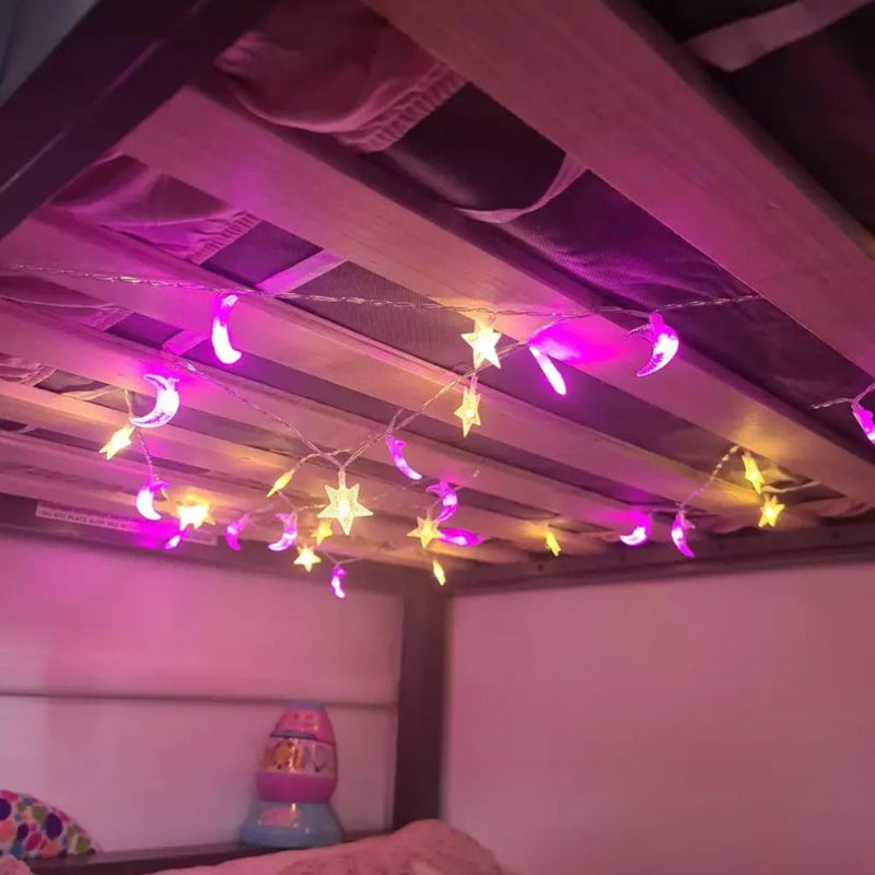 Moon Stars Light String